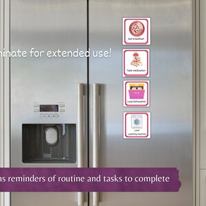 Daily Routine Cards for Dementia, Printable Dementia Aid, Alzheimer’s ...