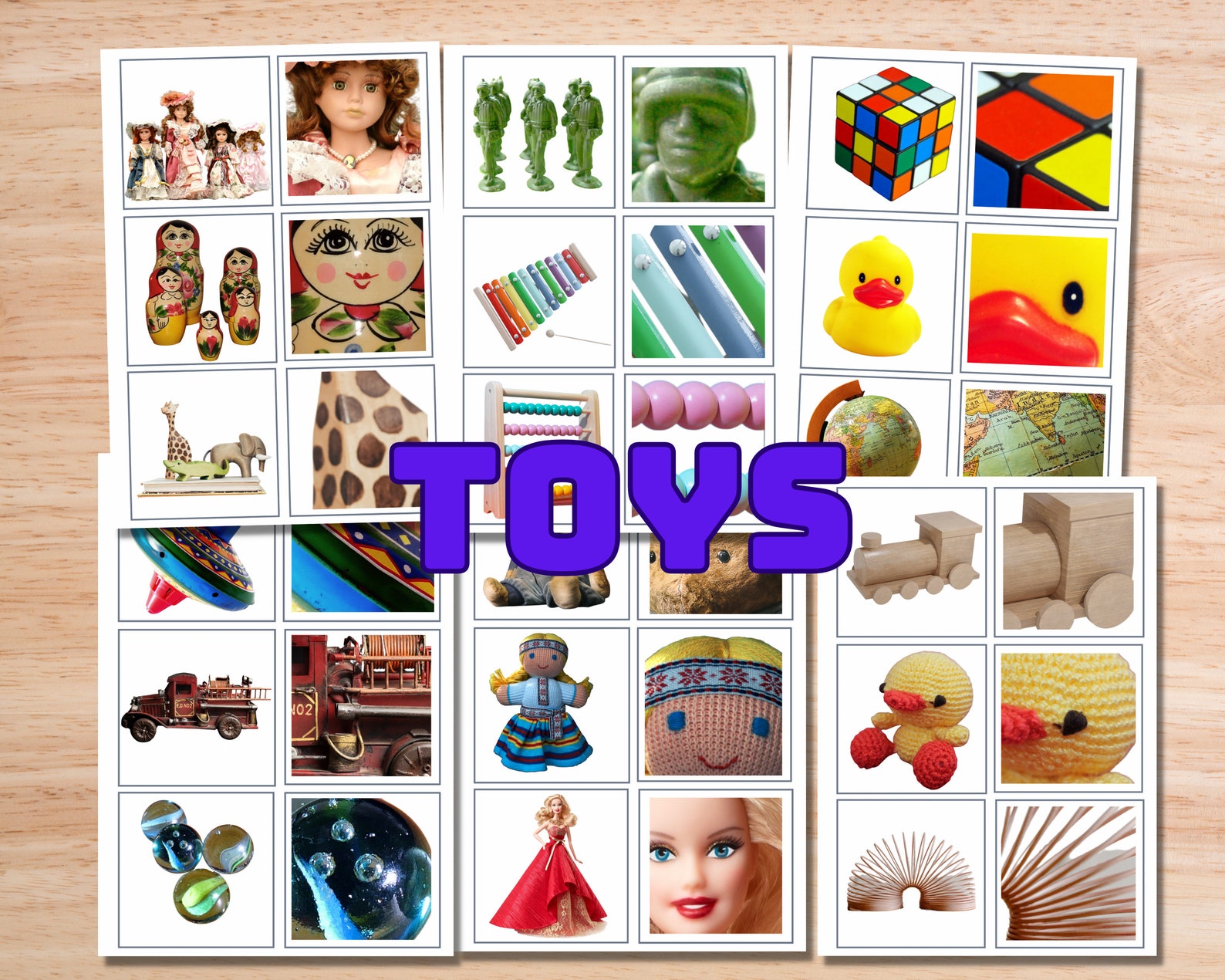 Activity Bundle for Seniors, Matching Game, Dementia Activities ...