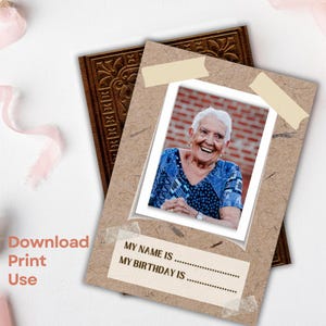 Memory Book for Dementia, Memory Journal, Dementia Aid, Life Story Book ...