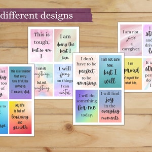 Positive Affirmation Cards for Caregivers, Gift for Caregivers ...