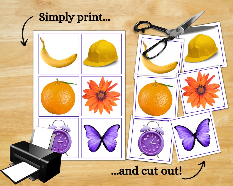 Activity for Seniors, Colour Matching Game, Dementia Activities ...