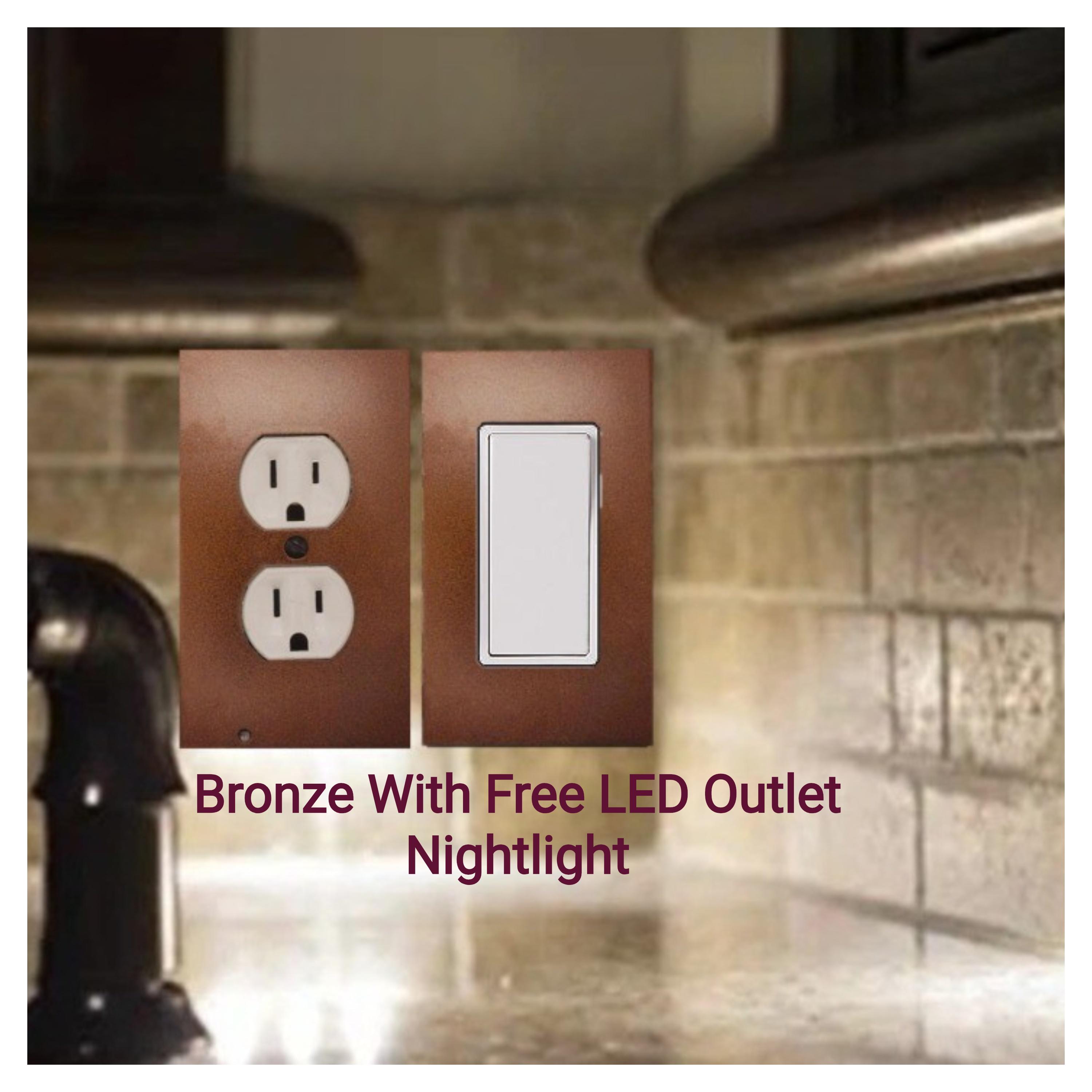 Deco Rocker Light Switch Cover Plates With Free Energy Efficient LED ...
