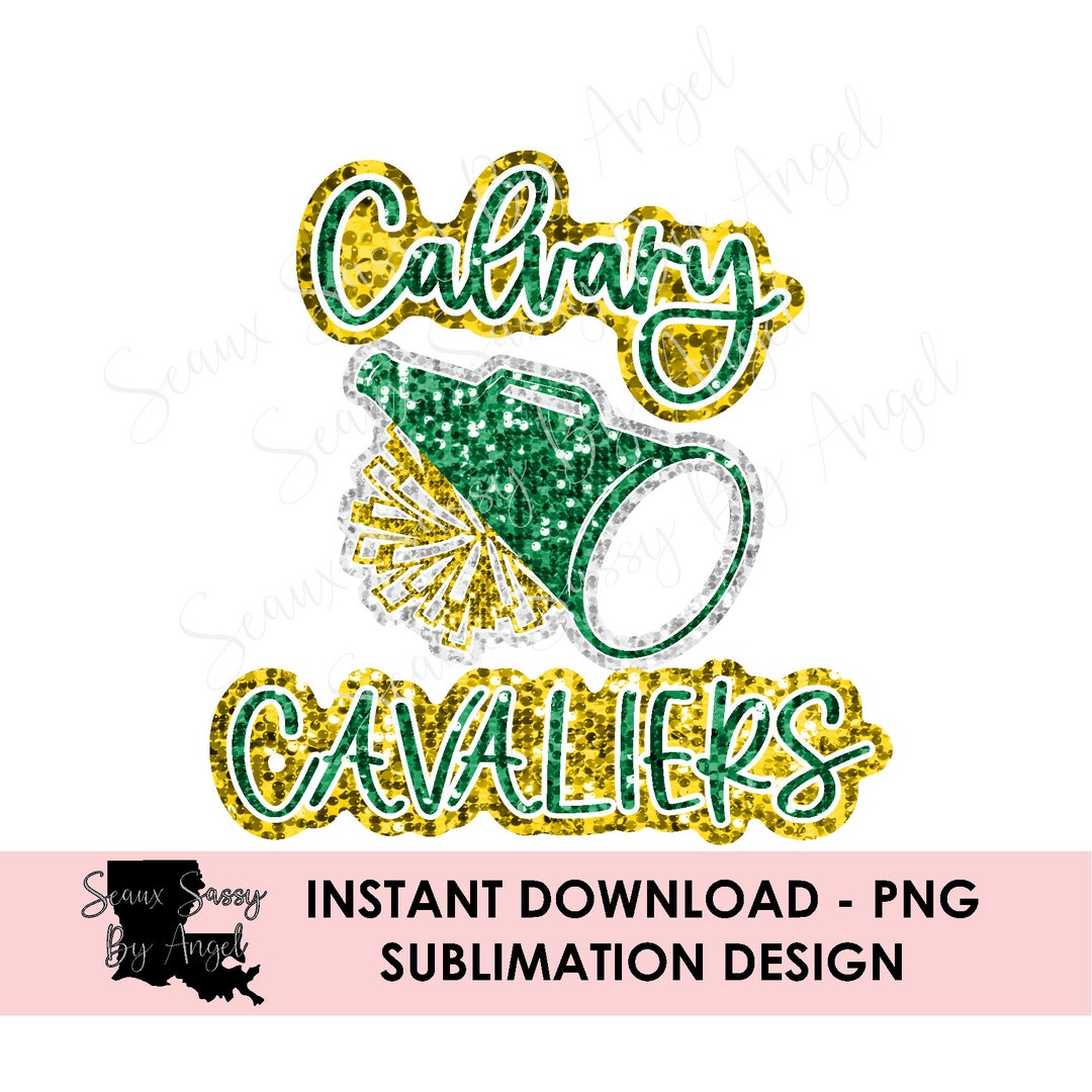 Calvary Cavaliers Sparkly Sublimation PNG Design - Etsy