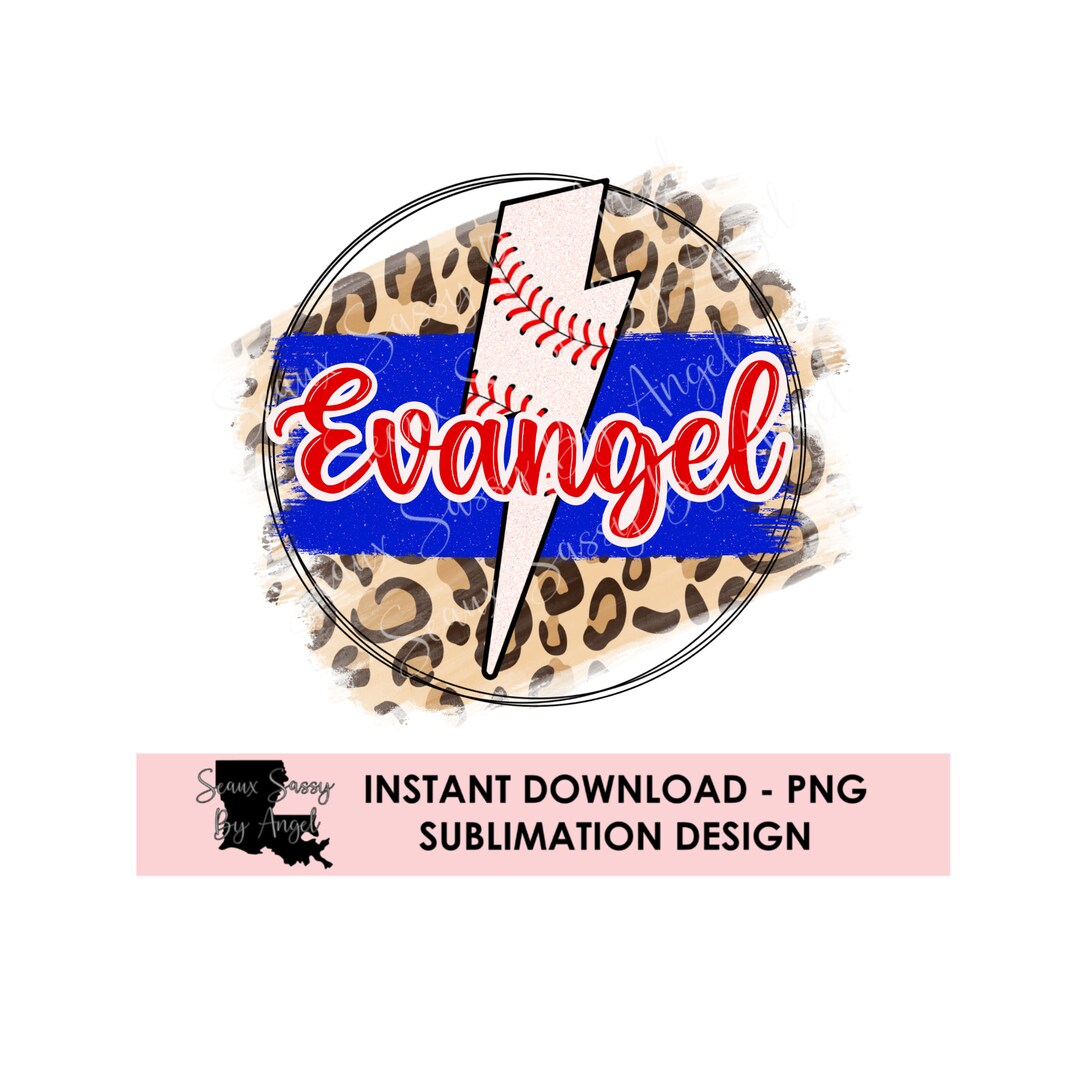 Evangel Baseball Sublimation Design - Etsy