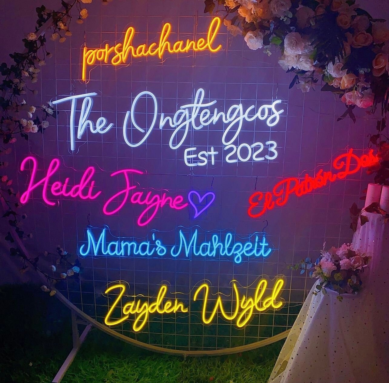 Custom Neon Sign Aesthetic Custom Neon Sign Neon Sign - Etsy