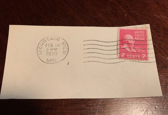 John Adams USPS Postage Stamp - Etsy