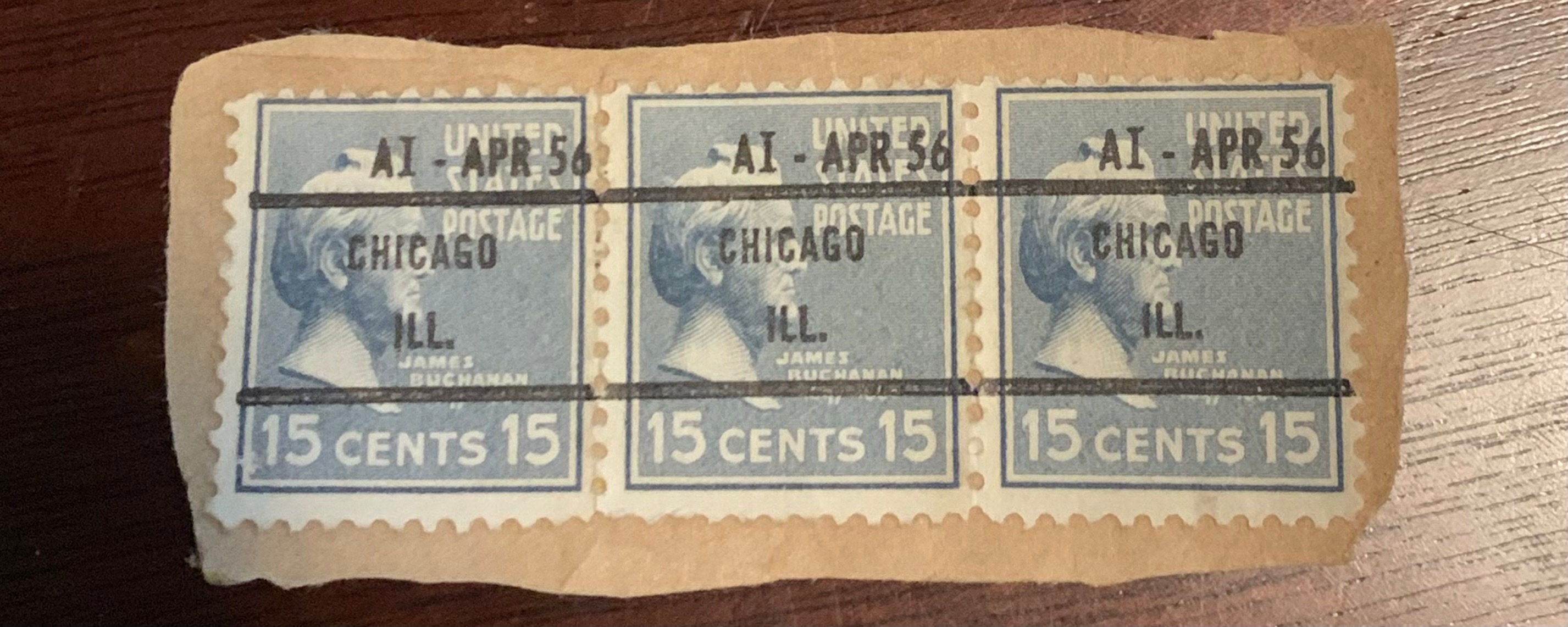 James Buchanan 15 Cent Stamp - Etsy