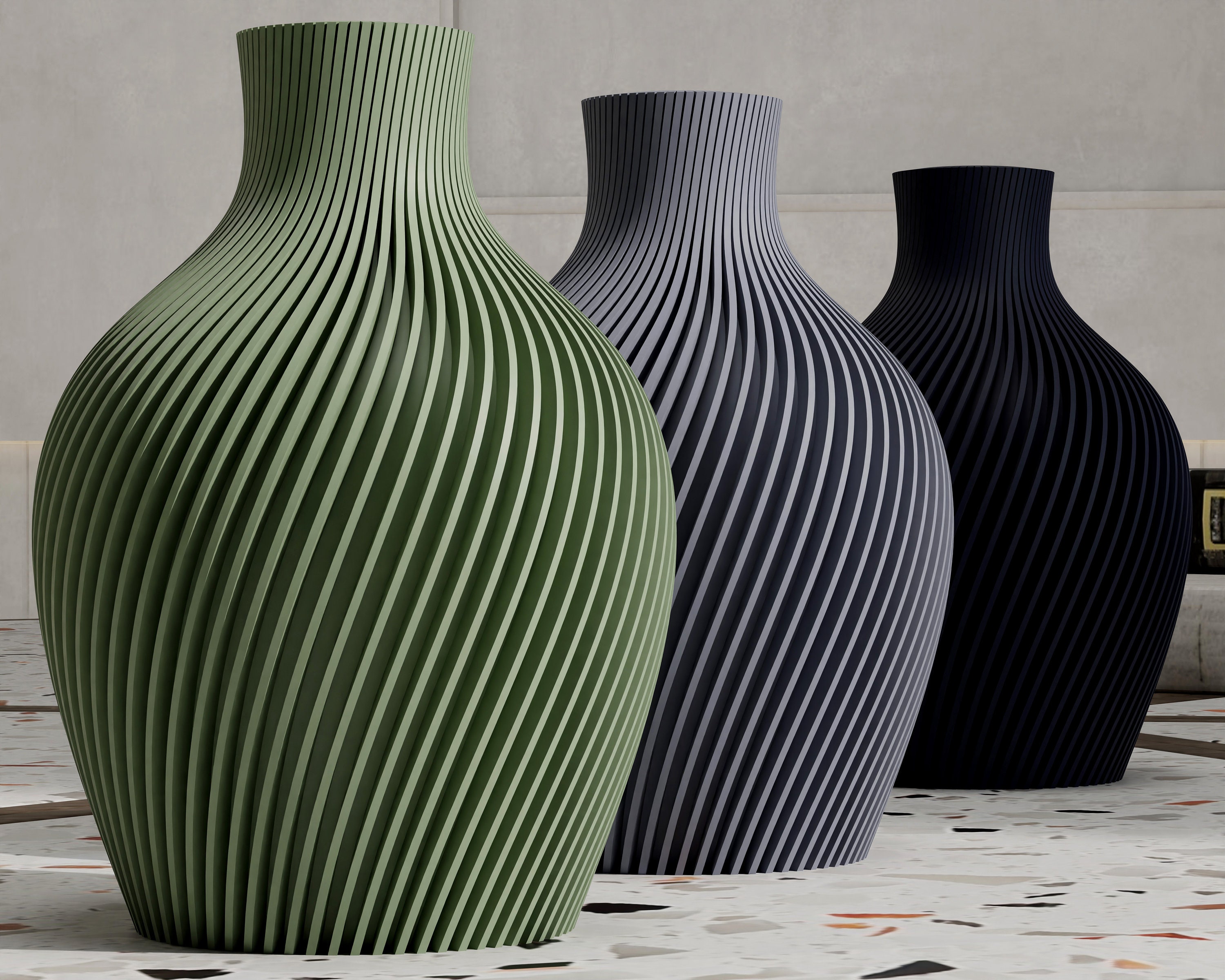 Bud Vases Set of Three Eco Friendly Vase for Modern Home Decor ...