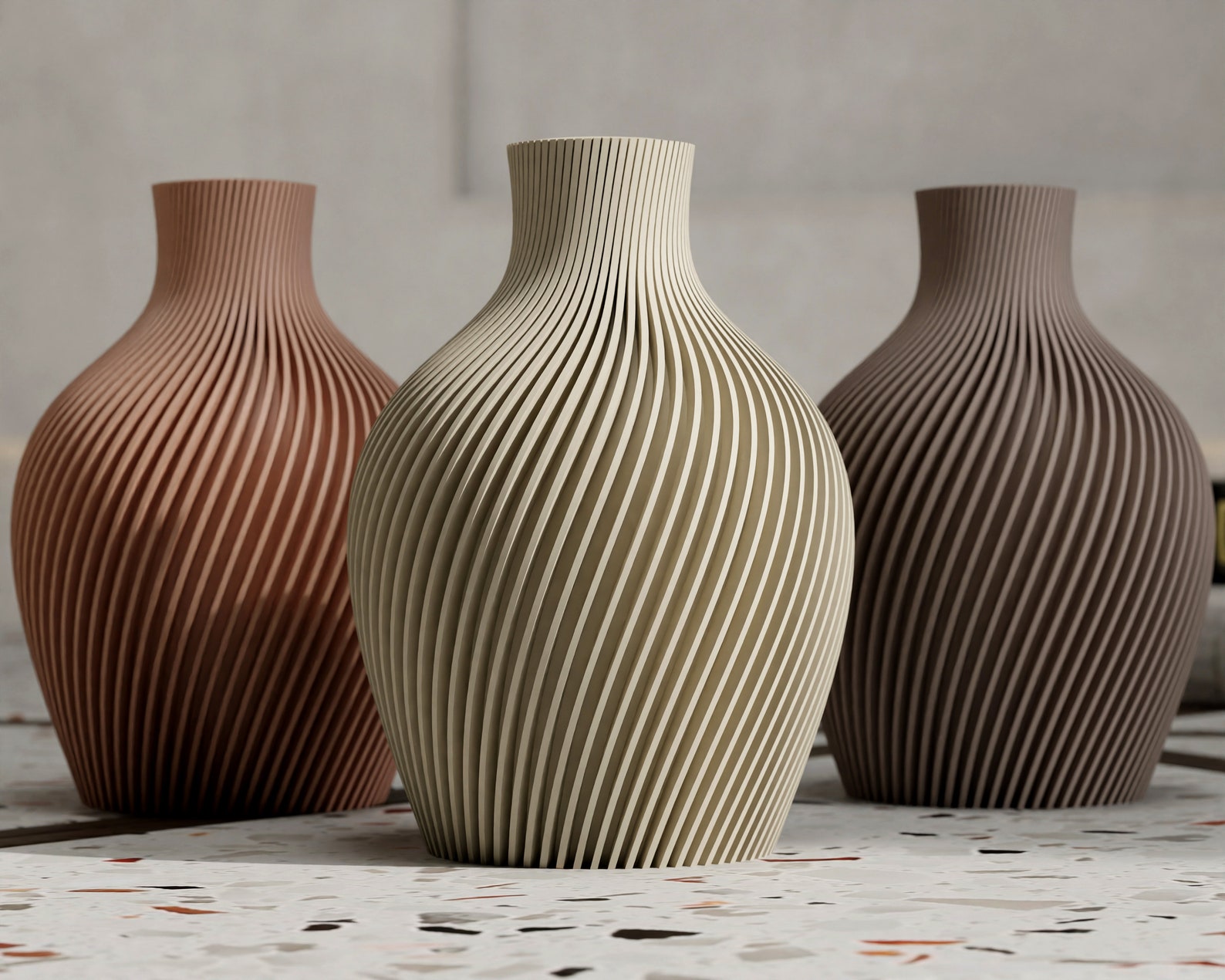 Bud Vases Set of Three Eco Friendly Vase for Modern Home Decor ...