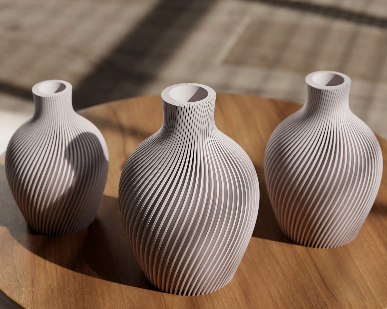 Bud Vases Set of Three Eco Friendly Vase for Modern Home Decor ...