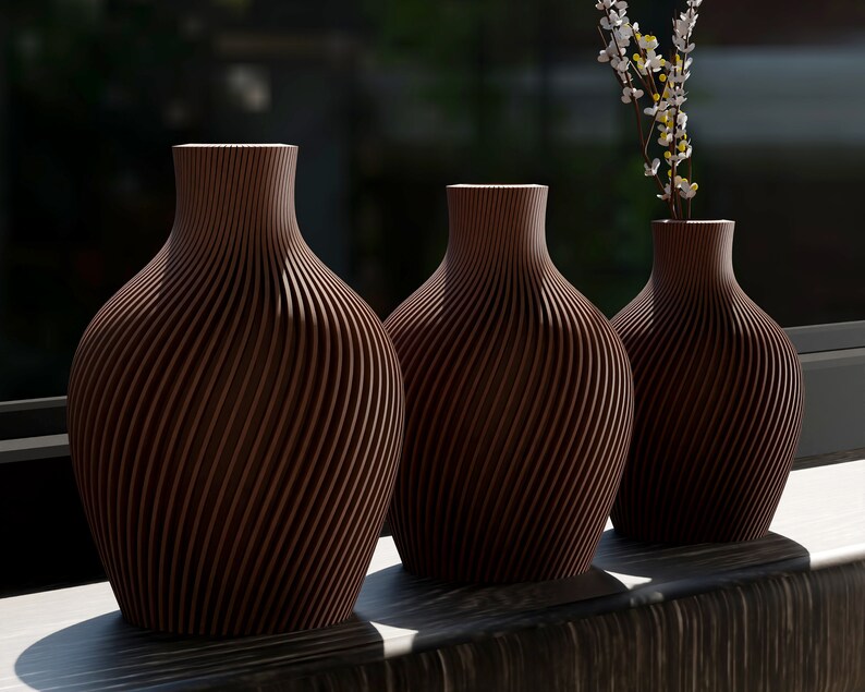 Bud Vases Set of Three Eco Friendly Vase for Modern Home Decor ...