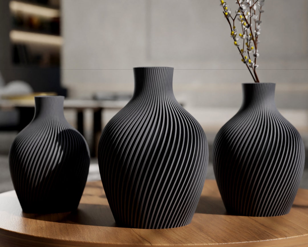 Bud Vases Set of Three Eco Friendly Vase for Modern Home Decor ...