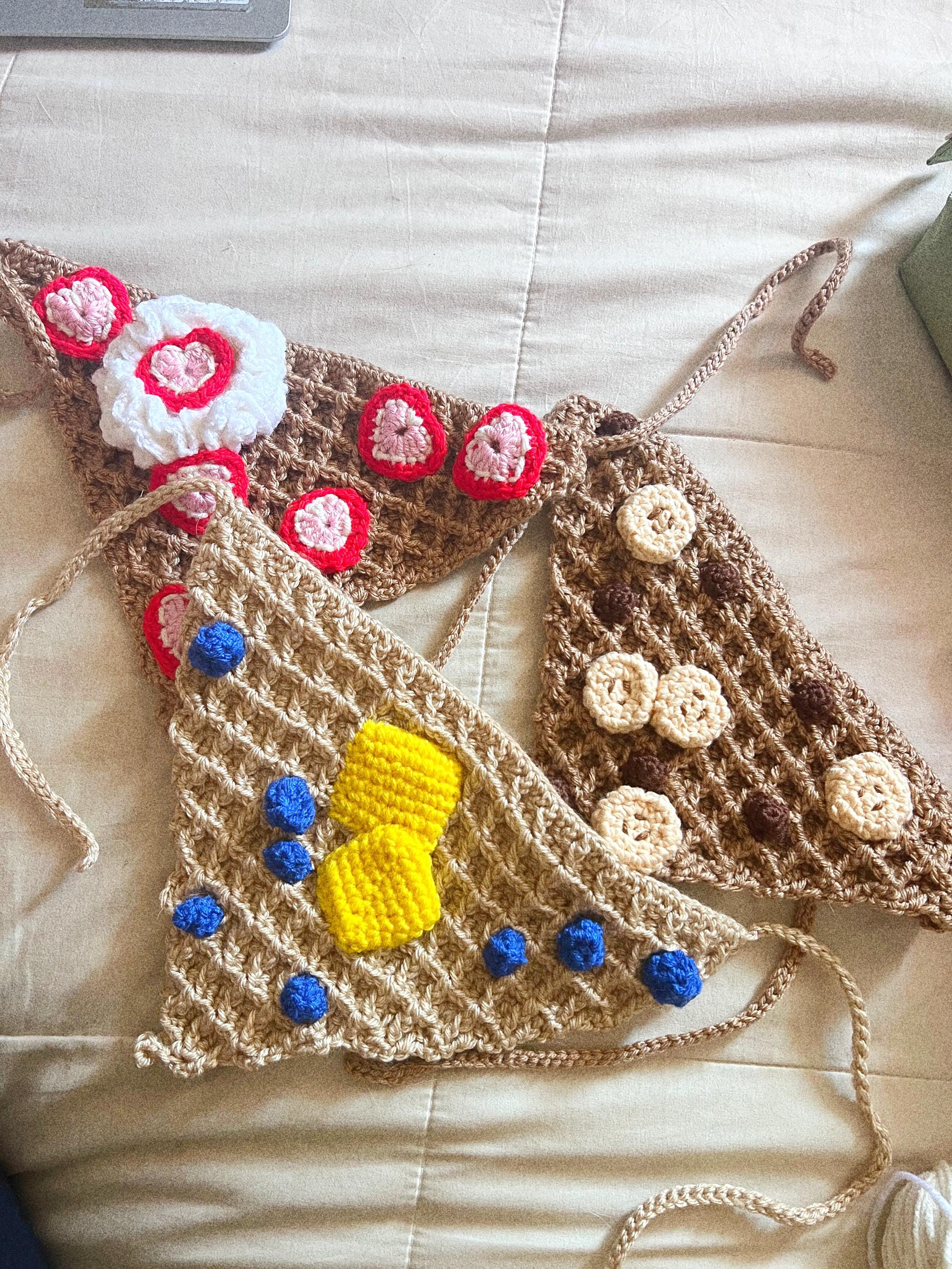 PDF - Crochet Waffle Bandana Trio PATTERN - Etsy Canada