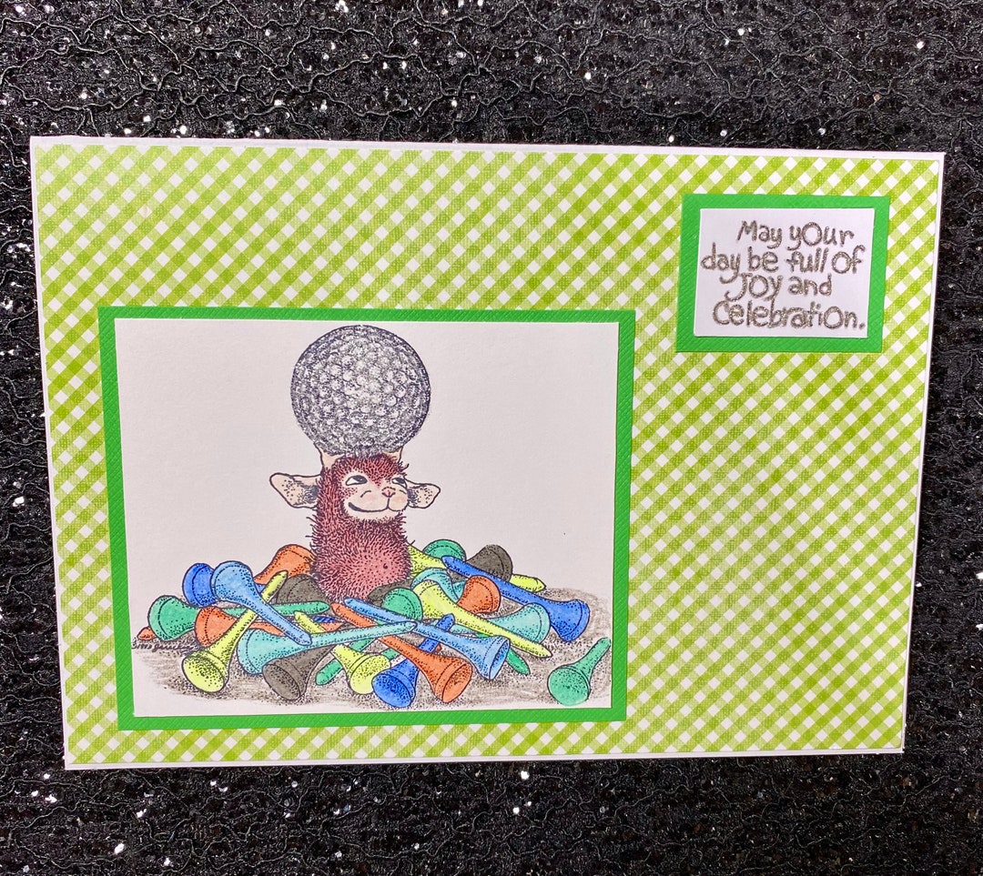 Handmade Happy Birthday House Mouse Card - Etsy