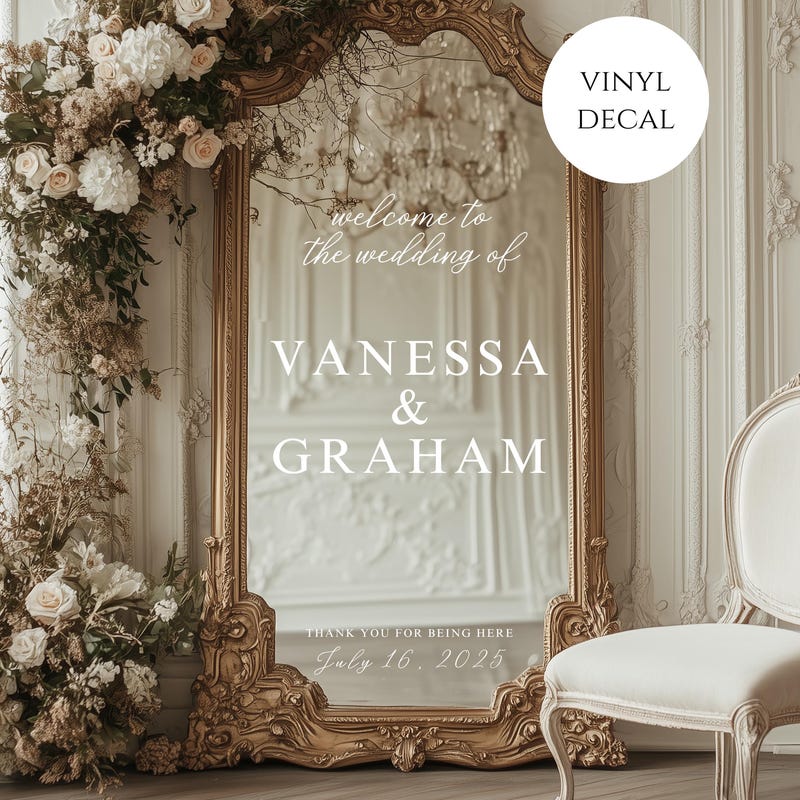 Wedding Wall Decals - Etsy