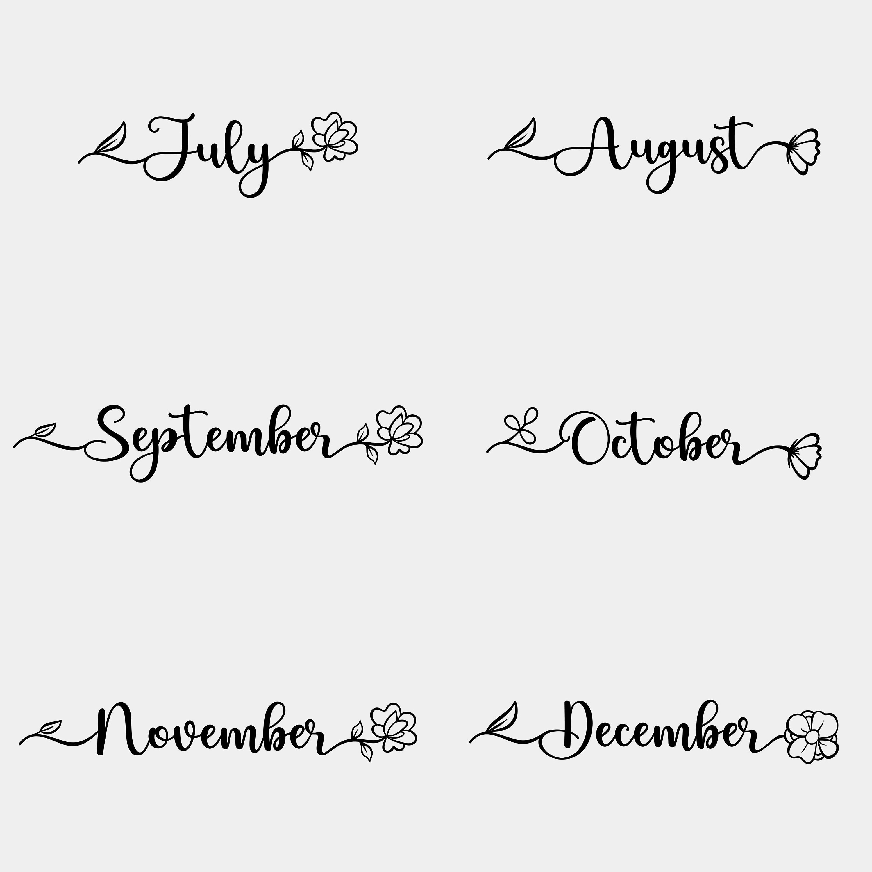 Monthly Cash Envelope Labels Svg, Budget Binder Svg, Cash Budgeting Png ...