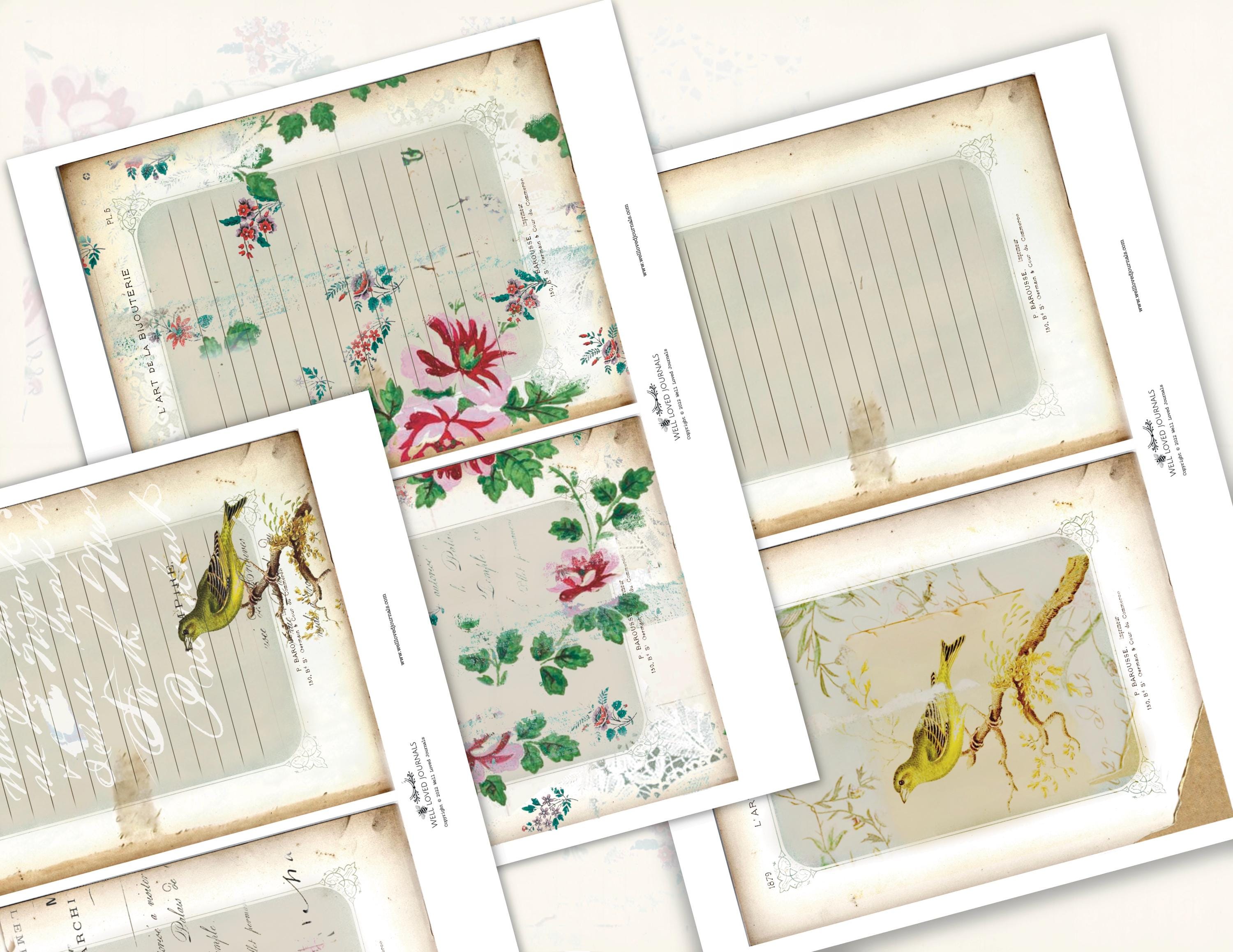Shabby Chateau Kit 02 - 16 Pages of Papers/backgrounds/envelopes ...