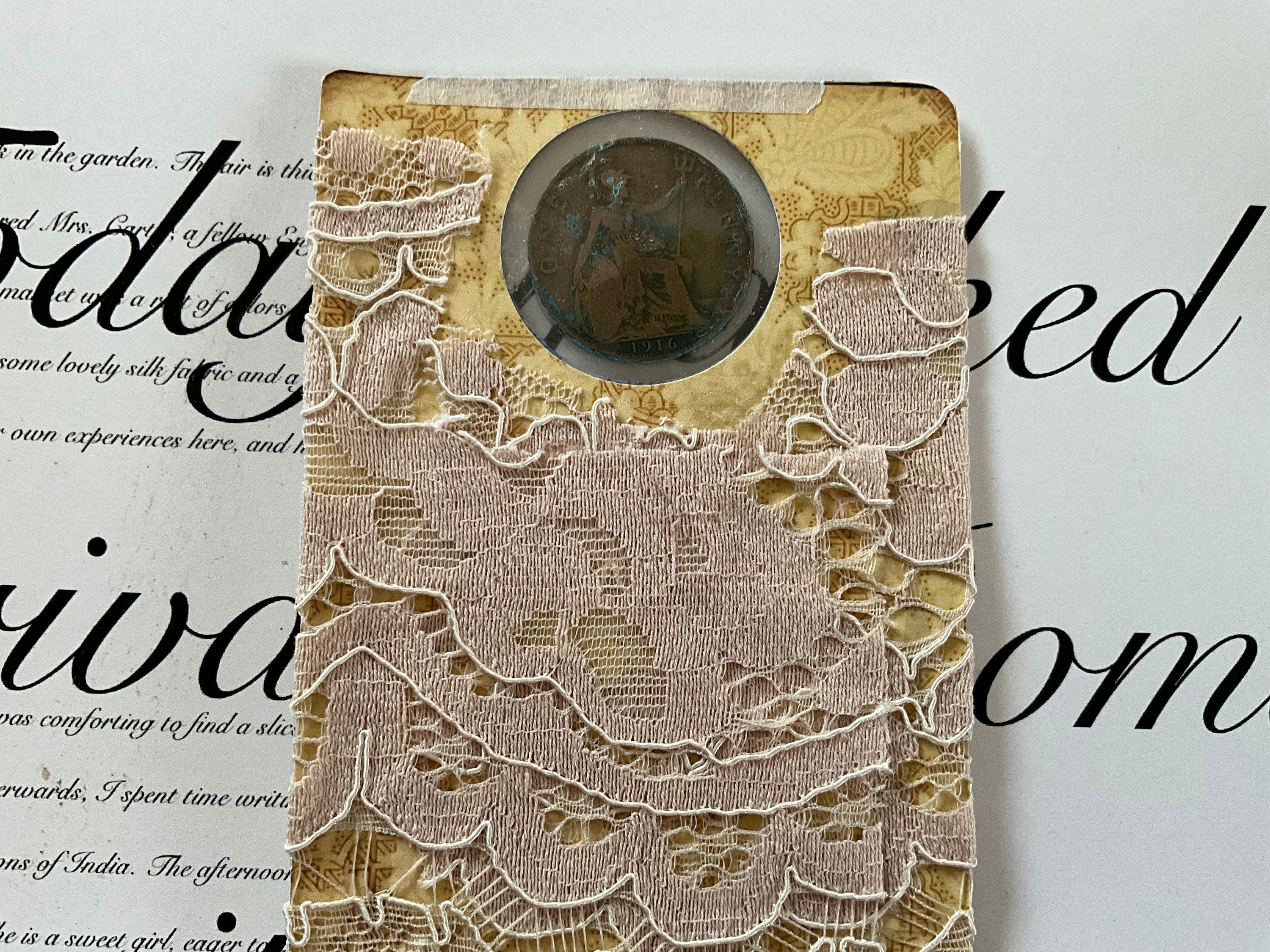 Vintage Patterned Cabinet Cards - Set of 24, 12 With Labels - Digital ...