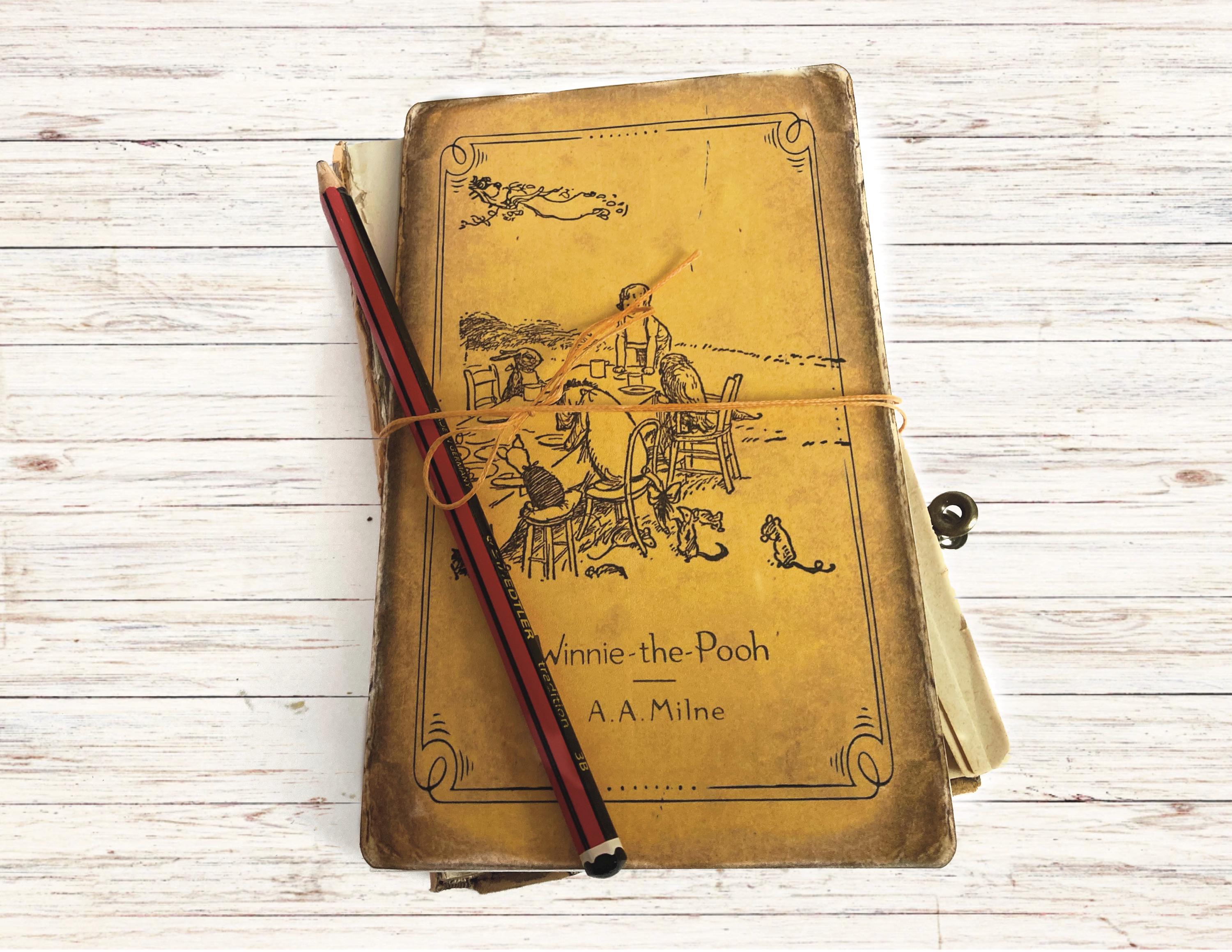 Winnie the Pooh | Vintage Storybook Notebook | Vintage Book | Junk ...