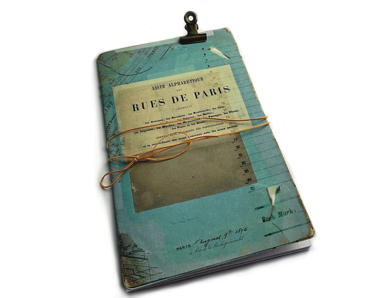 Rues De Paris - French Style Notebook | Vintage Book | Streets of Paris ...