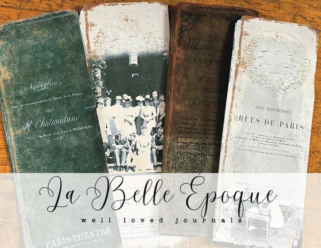 La Belle Époque, the Beautiful Era - Tall Skinny Document Folders and ...