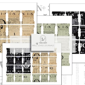 Numbers Kit 01 - 14 Pages of Labels and Tabs - Etsy