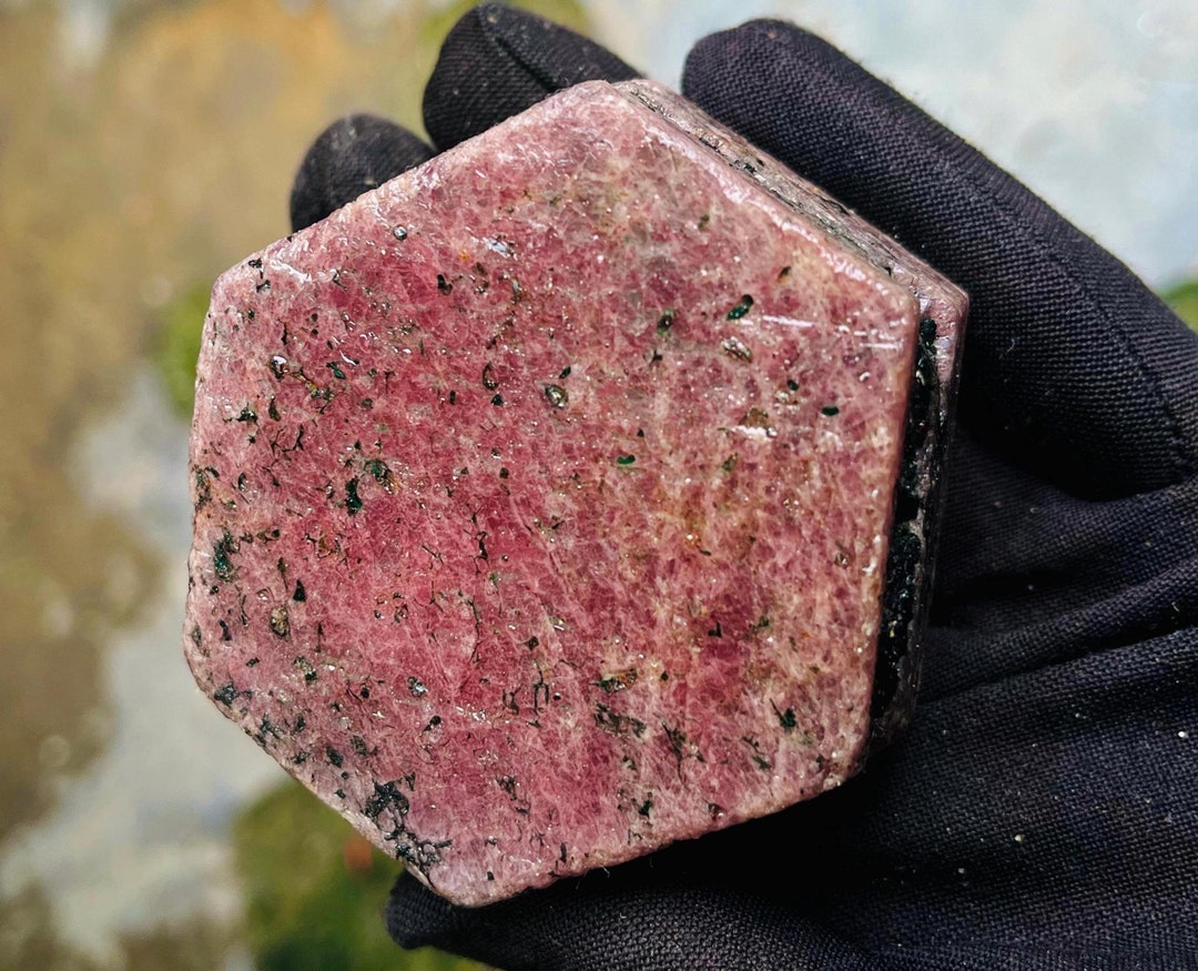 RUBY Raw Crystal - Sacred Geometry, Hexagon Ruby, Raw Ruby, Record ...