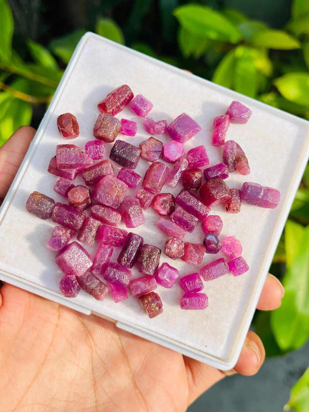 Raw Ruby Rough Sticks: Natural July Birthstone Crystals for Jewelry ...