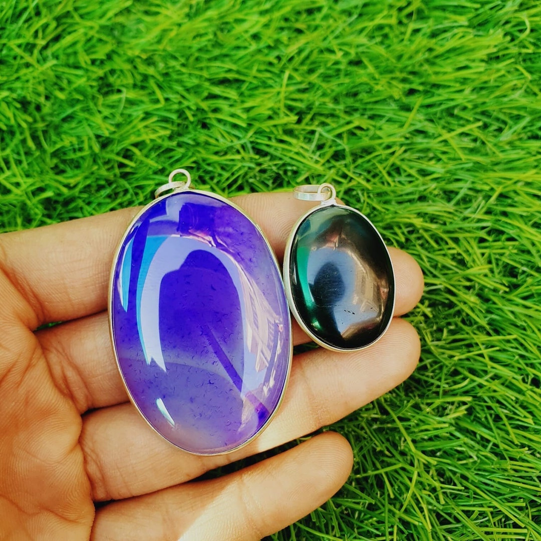 100% Natural Buy1 Get1 Pendante Gemstone, Pendent Natural Shape Pear ...