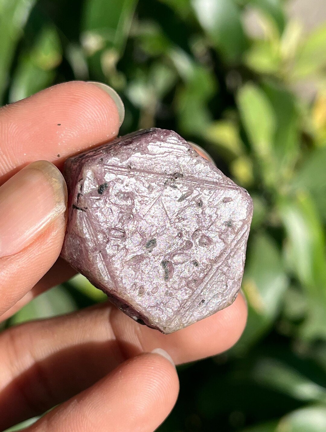 RUBY Raw Crystal Sacred Geometry, Hexagon Ruby, Raw Ruby, Record Keeper ...