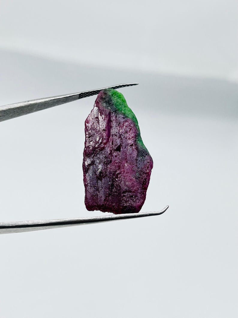Ruby Zoisite Raw Stone | Anyolite Crystal Natural Healing Gem - Etsy