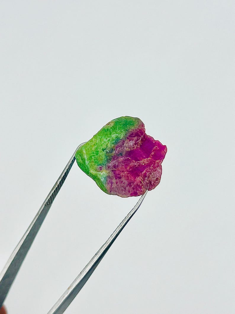 Ruby Zoisite Raw Stone | Anyolite Crystal Natural Healing Gem - Etsy
