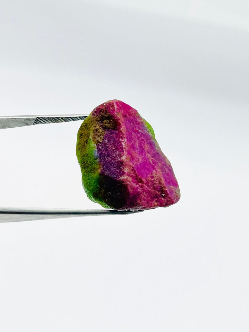 Ruby Zoisite Raw Stone | Anyolite Crystal Natural Healing Gem - Etsy