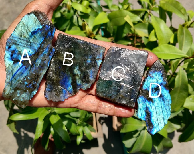 Natural Labradorite Stone,raw High Flash Specimen, Rough Stone，raw ...