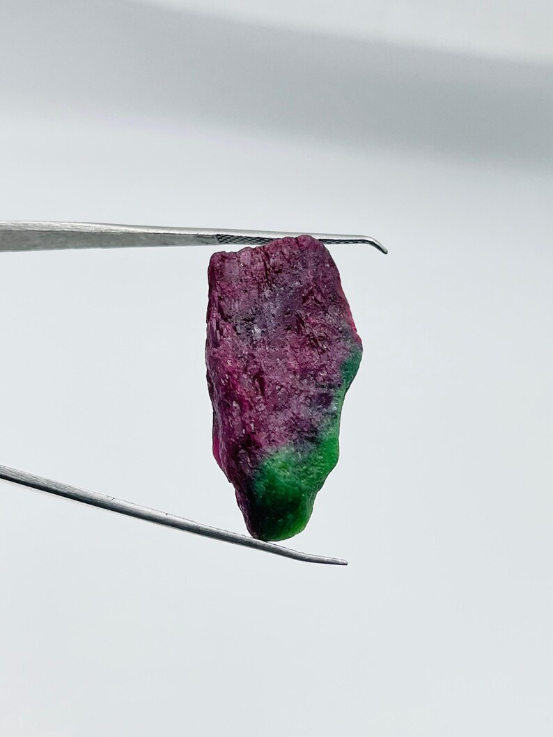 Ruby Zoisite Raw Stone | Anyolite Crystal Natural Healing Gem - Etsy