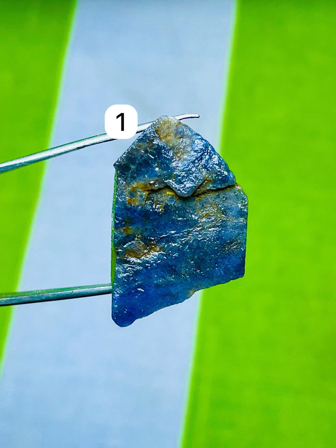 BLUE Sapphire Rough Chunk .crystal, Raw Untreated - Stone of Prosperity ...