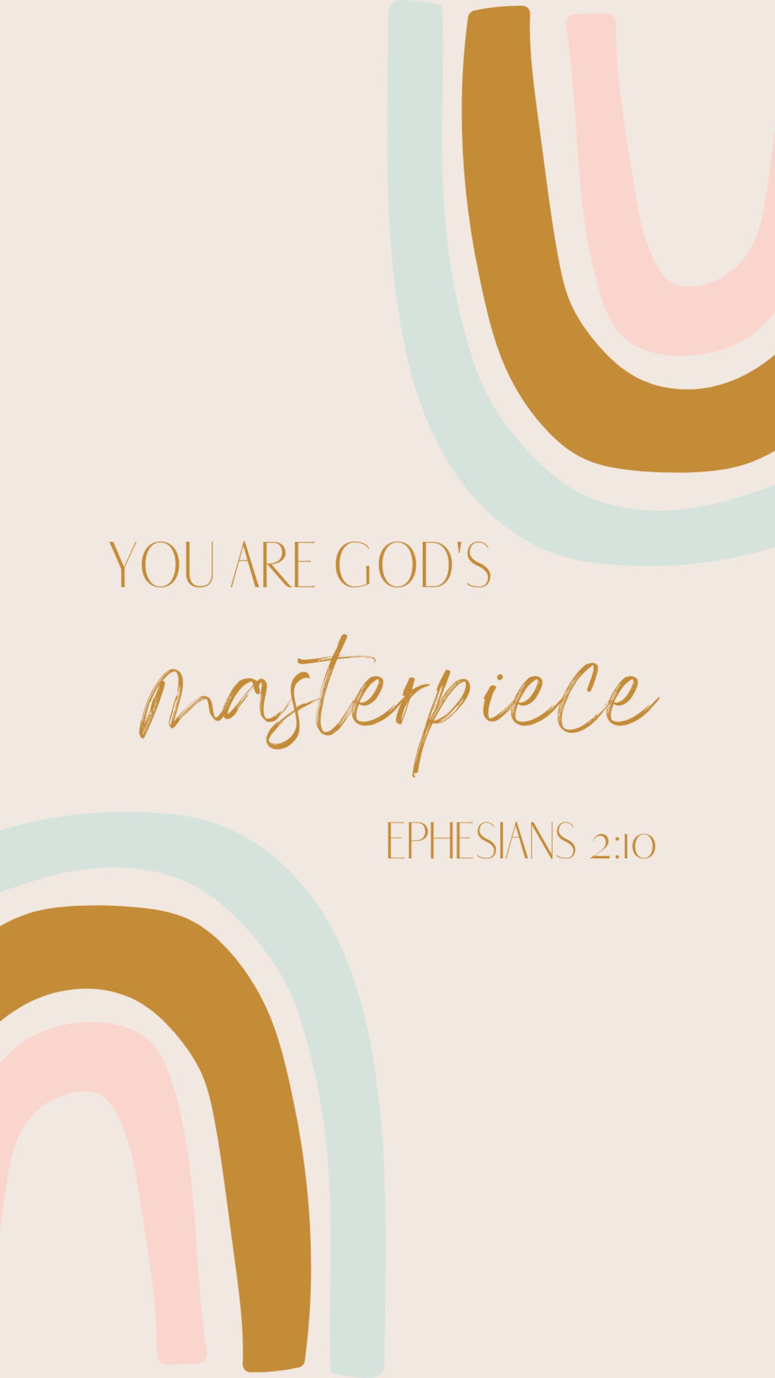 4-pack Christian Neutral Boho Iphone Wallpapers With Bible - Etsy