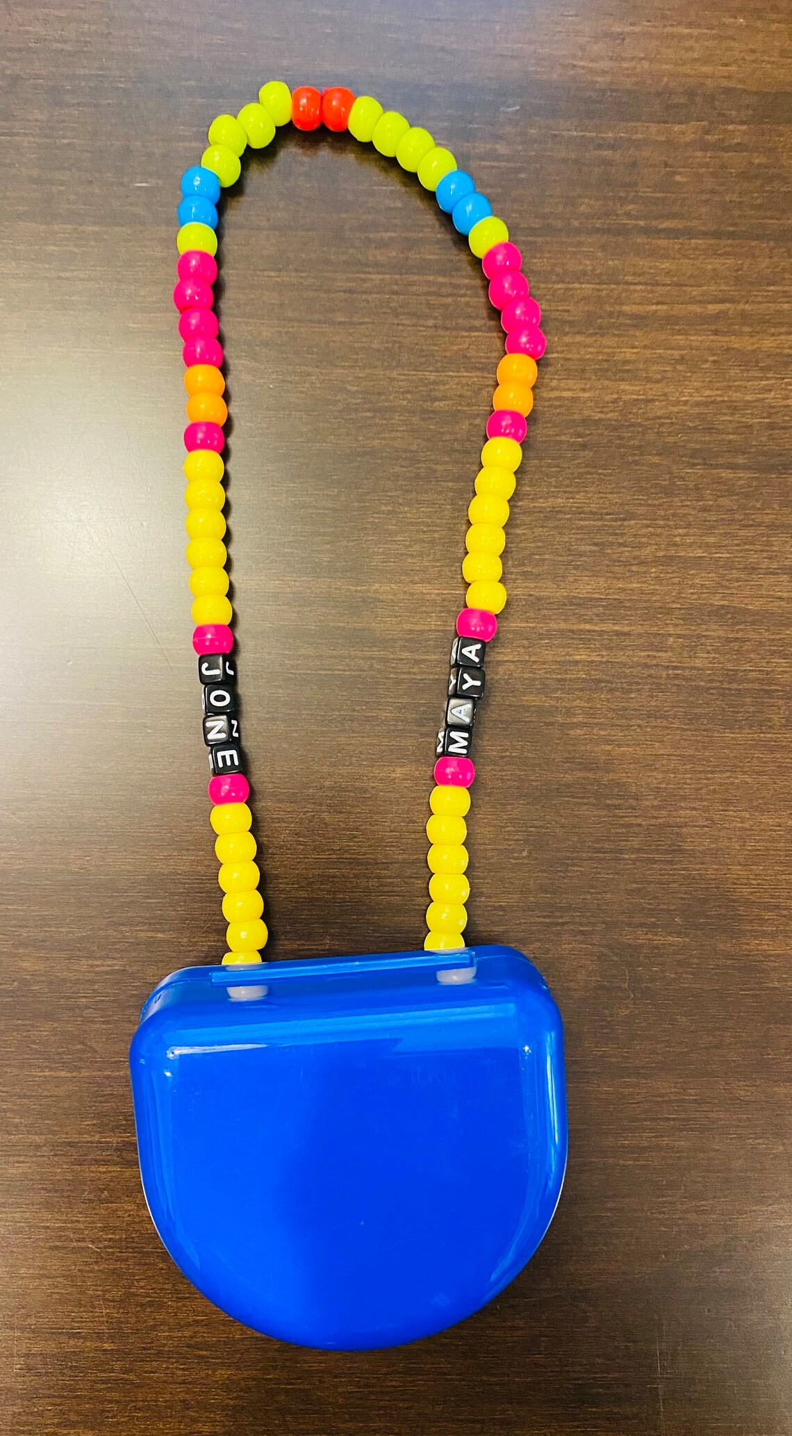 Retainer Case With Beaded Necklace - Etsy