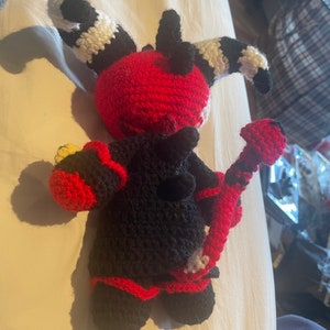 Blitzo, Helluva Boss Crochet Pattern (intermediate/ Advanced Amigurimi ...