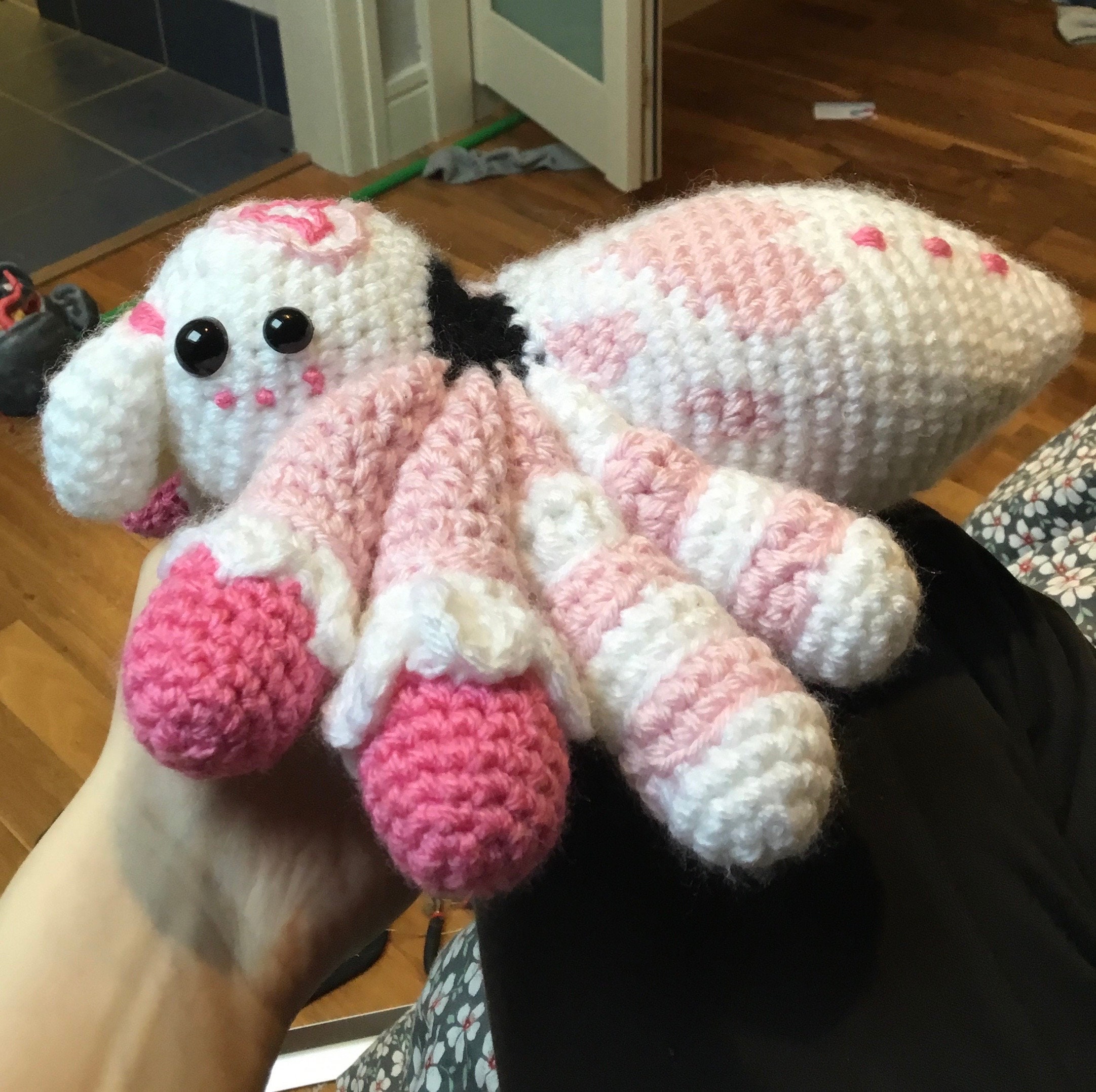 Angel Dust Spider Crochet Pattern, Hazbin Hotel (intermediate Amigurumi ...