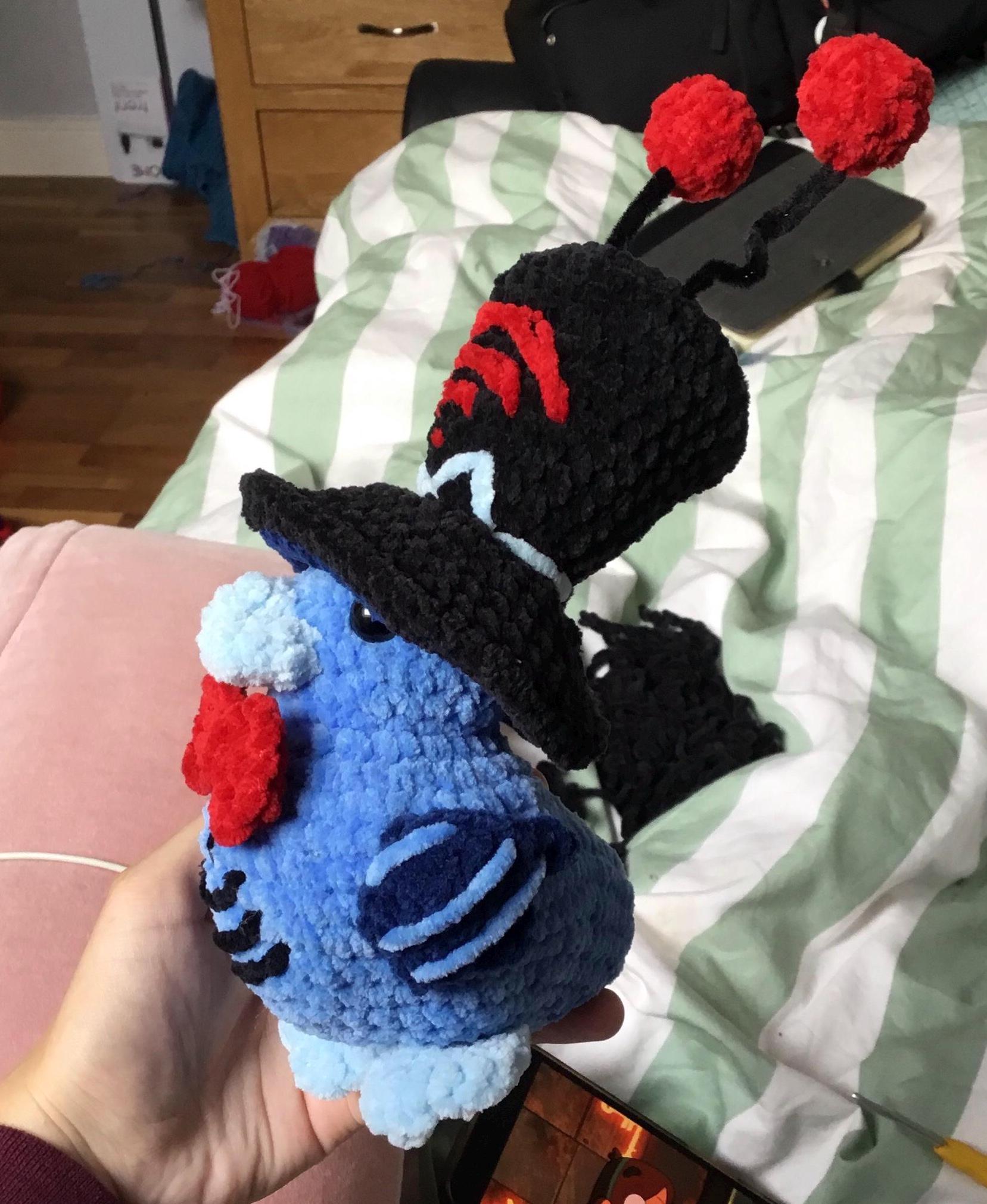 Vox Rubber Ducky, Hazbin Hotel Crochet Pattern (intermediate/ Advanced ...