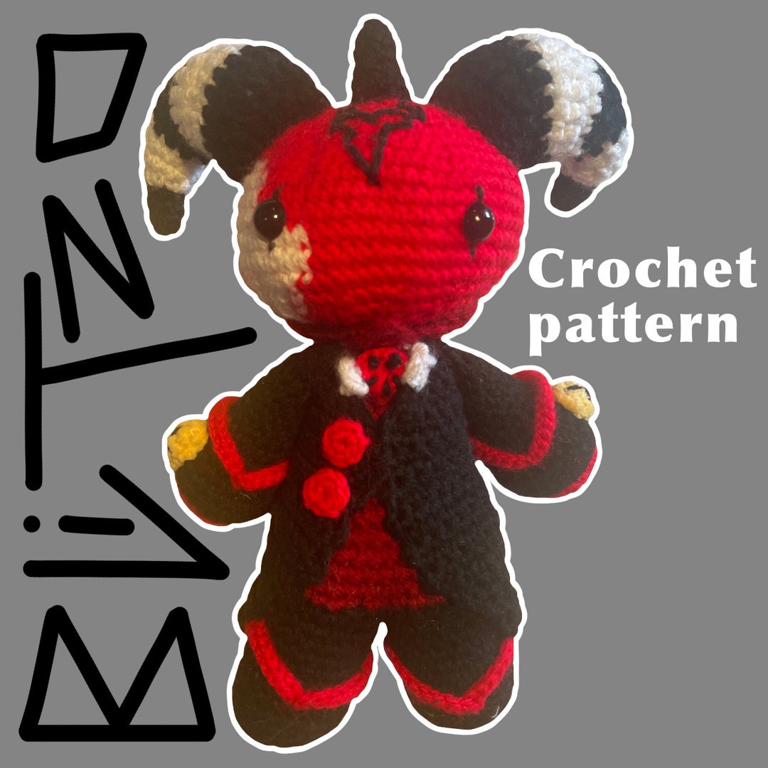 Blitzo, Helluva Boss Crochet Pattern (intermediate/ Advanced Amigurimi ...