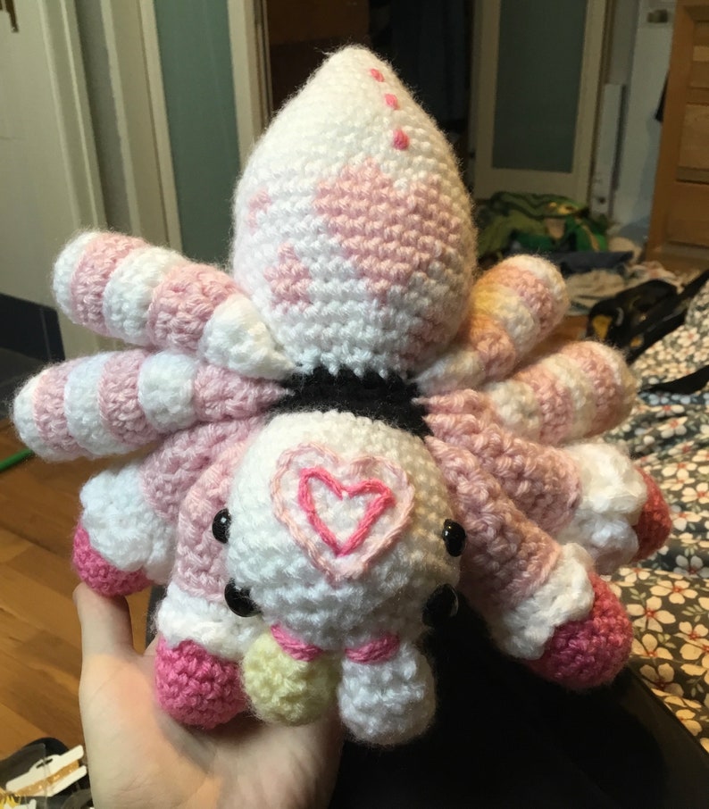 Angel Dust Spider Crochet Pattern, Hazbin Hotel (intermediate Amigurumi ...
