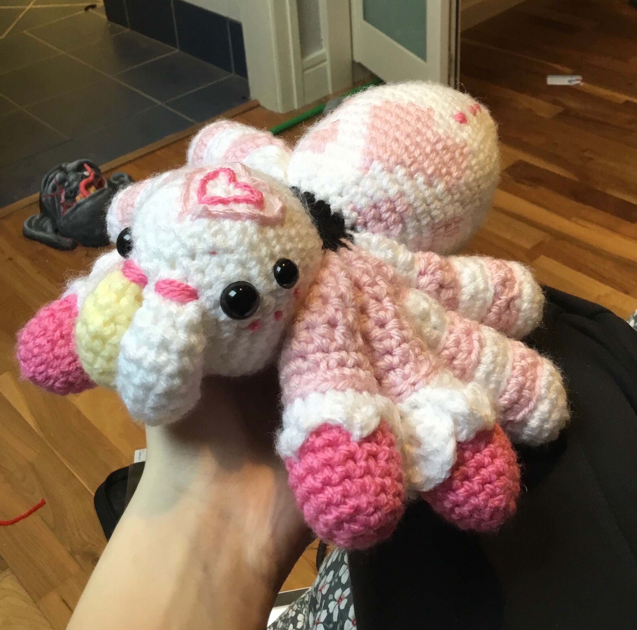 Angel Dust Spider Crochet Pattern, Hazbin Hotel (intermediate Amigurumi ...