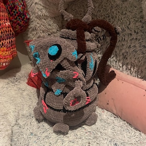 Chomper Jinx Grenade, Arcane Crochet Pillow Pattern (advanced Amigurumi ...