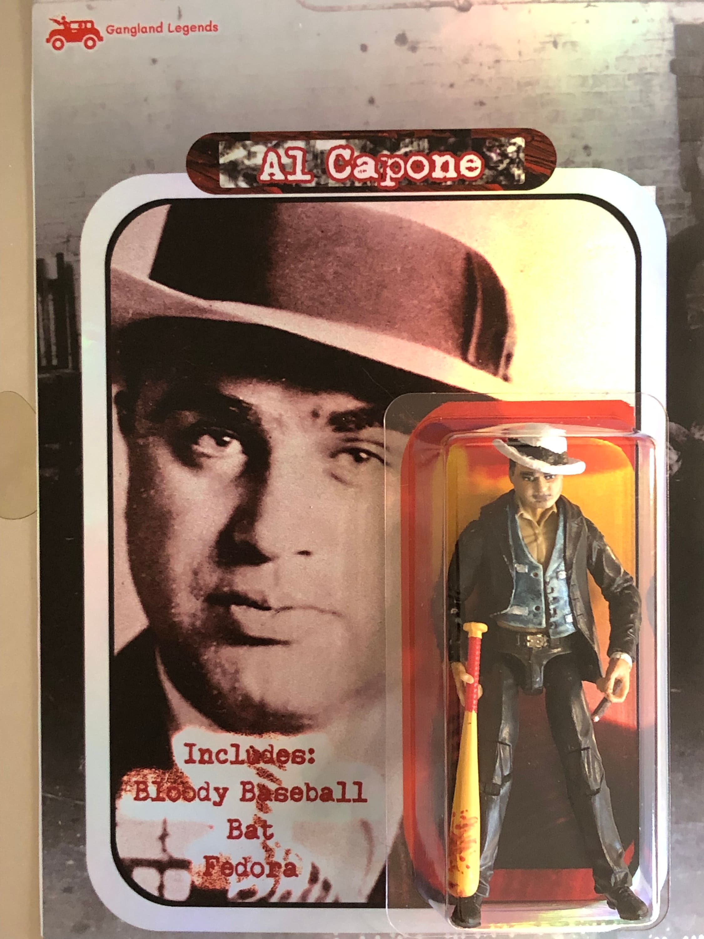 Al Capone With A Baseball Bat