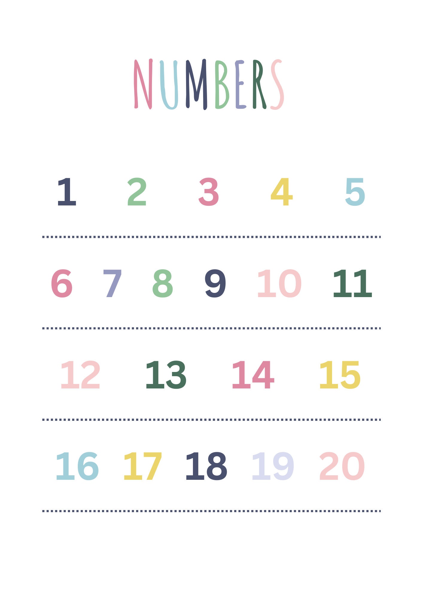 Colourful Educational Poster Set for Kids - Days of the Week, Months ...