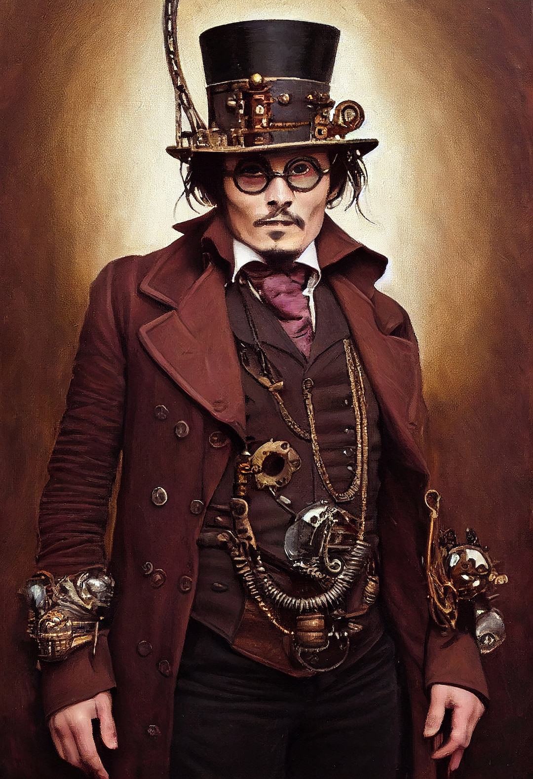 Johnny Depp Victorian Steam Punk Hero - Digital Download - Etsy