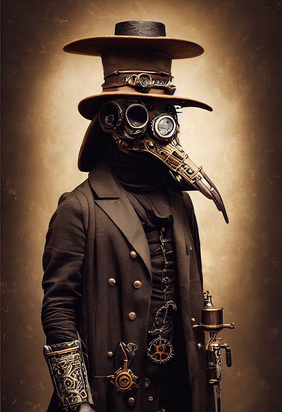 Plague Doctor Victorian Steam Punk Hero - Digital Download - Etsy