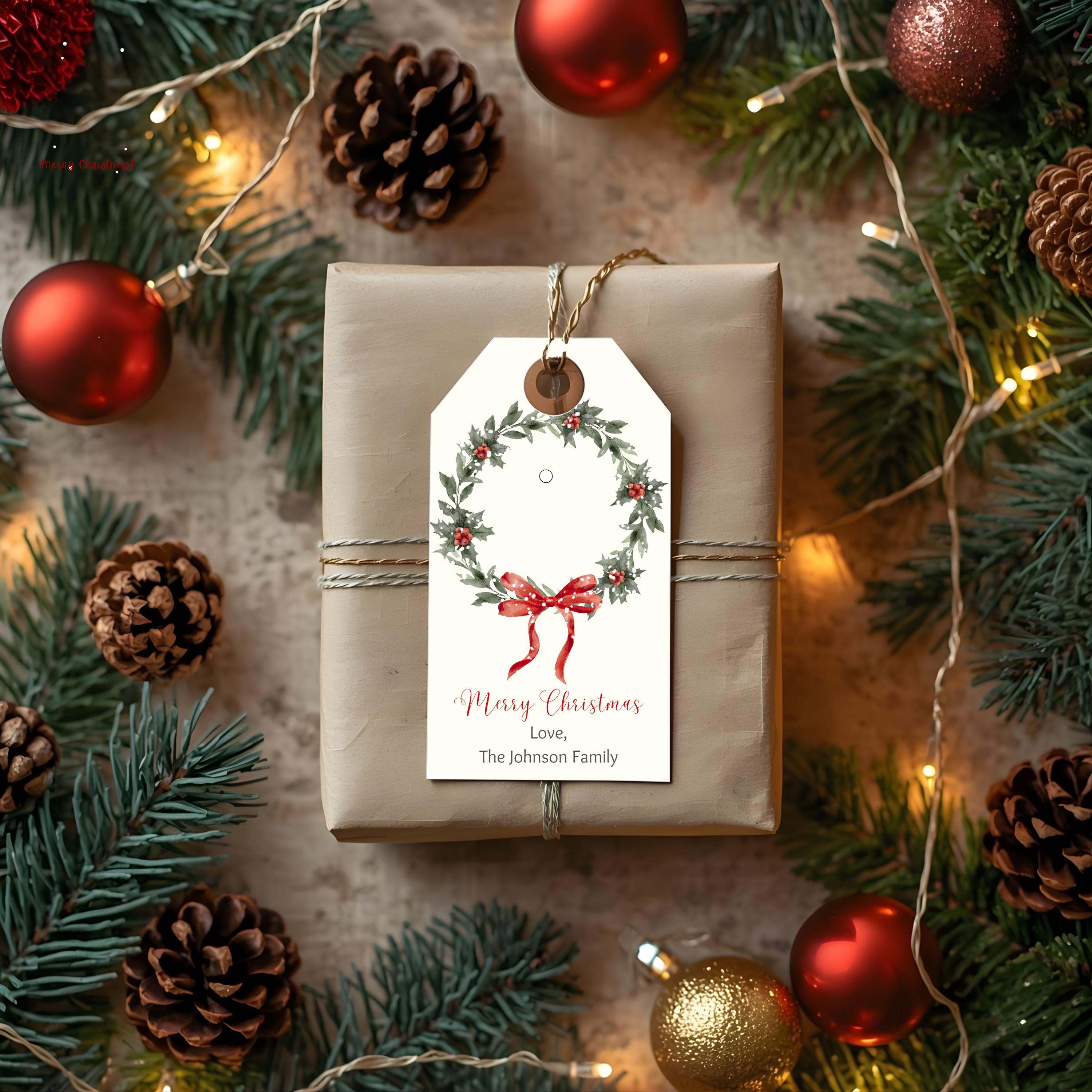Personalized Christmas Gift Tags | Custom Gift Tags | Holiday Gift Tags ...